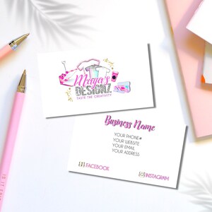 Craft Business Card Design, Crafting Editable Business Card, T-shirt ...