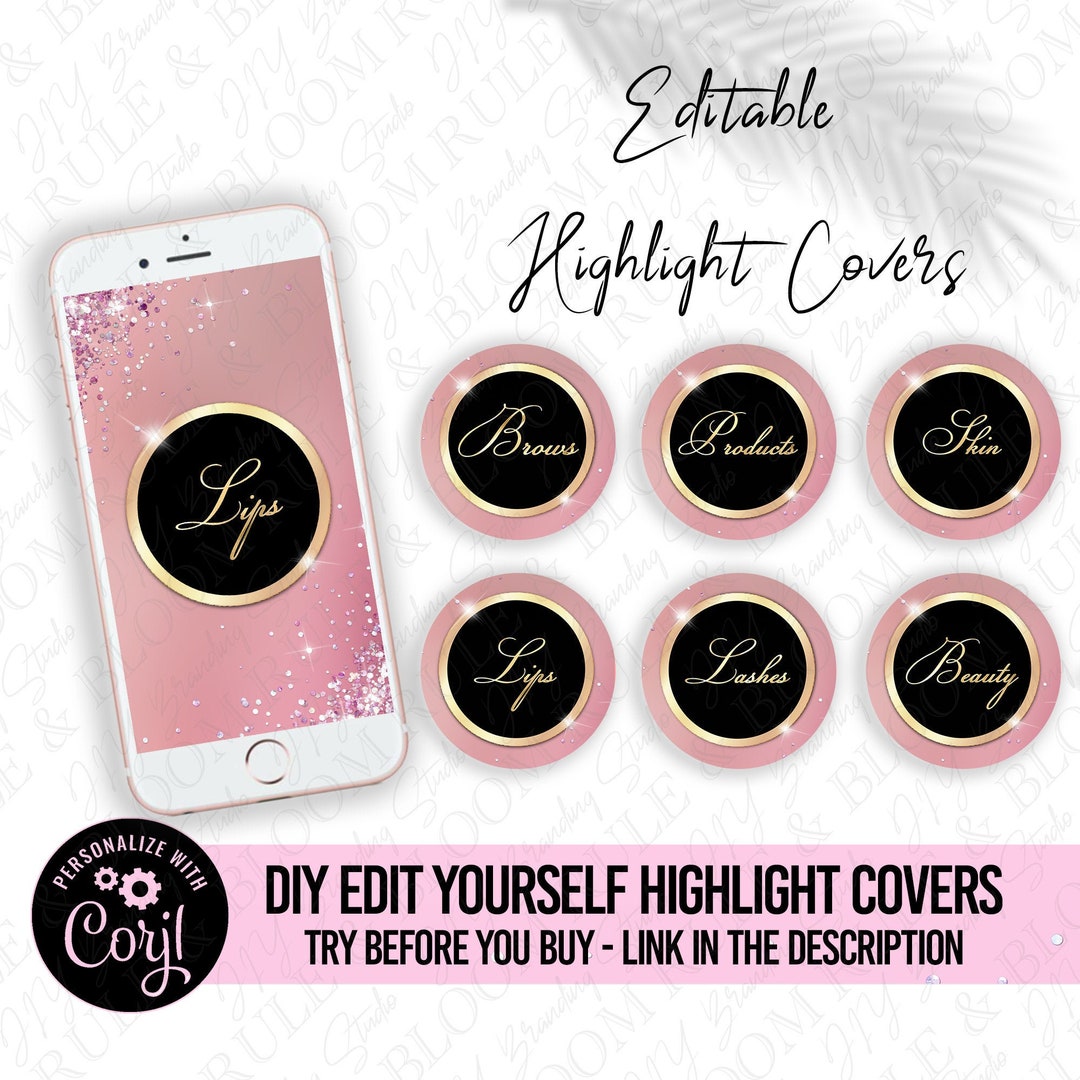Instagram Story Highlights Covers, DIY Instagram Highlight Icon Covers ...