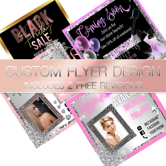 Custom FLYER Design Appointments Book Now Flyer Coming Soon | Etsy