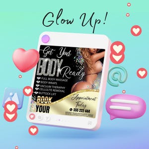 DIY BODY CONTOURING Flyer, Body Sculpting Flyer, Body Contour Flyer ...