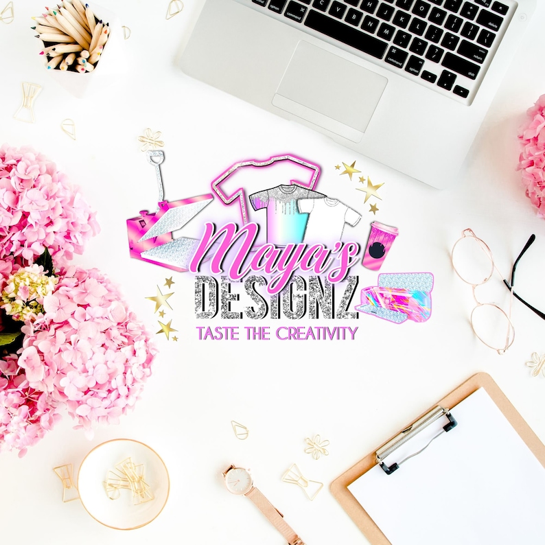 T-shirt Design Logo Heat Press Logo Template DIY Cricut - Etsy