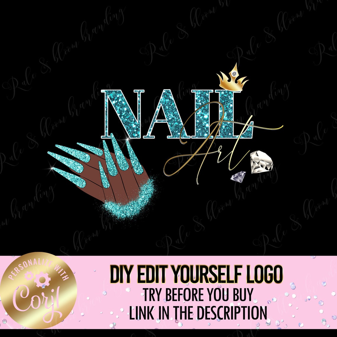 DIY Nail Tech Logo Nail Logo Design Nails Logo Diy Beauty - Etsy