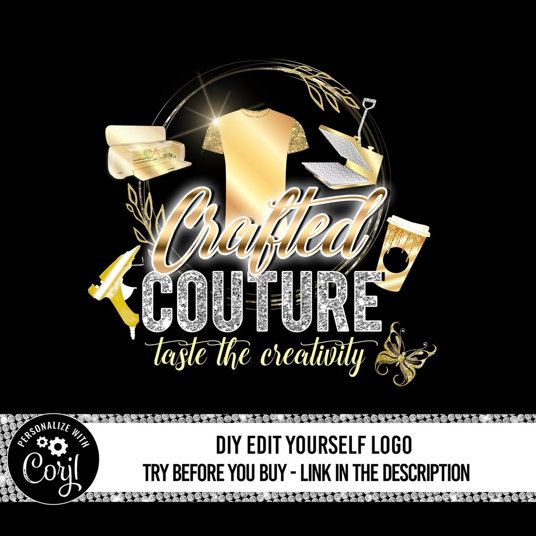 T-shirt Design Logo, Heat Press Logo Template, DIY Cricut Logo ...