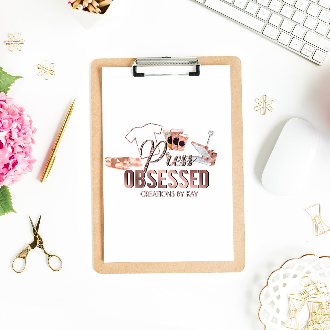 T-shirt Design Logo Heat Press Logo Template DIY Cricut - Etsy