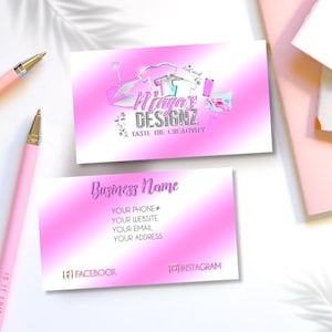 Craft Business Card Design, Crafting Editable Business Card, T-shirt ...