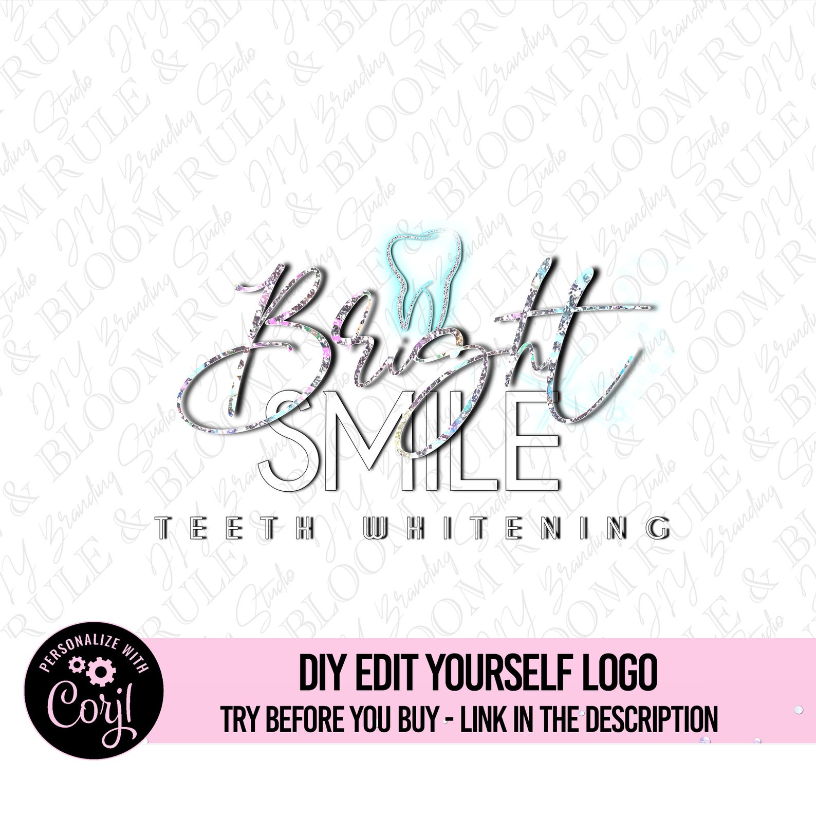 Teeth Whitening Logo, Dental Teeth Whitening Logo Design, Dental Clinic ...