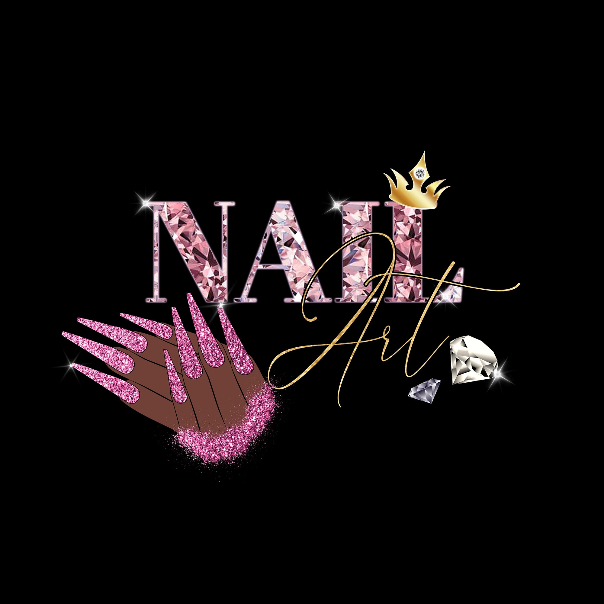 Nail Tech Logo Nail Logo Design Nails Logo Diy Logo | Etsy
