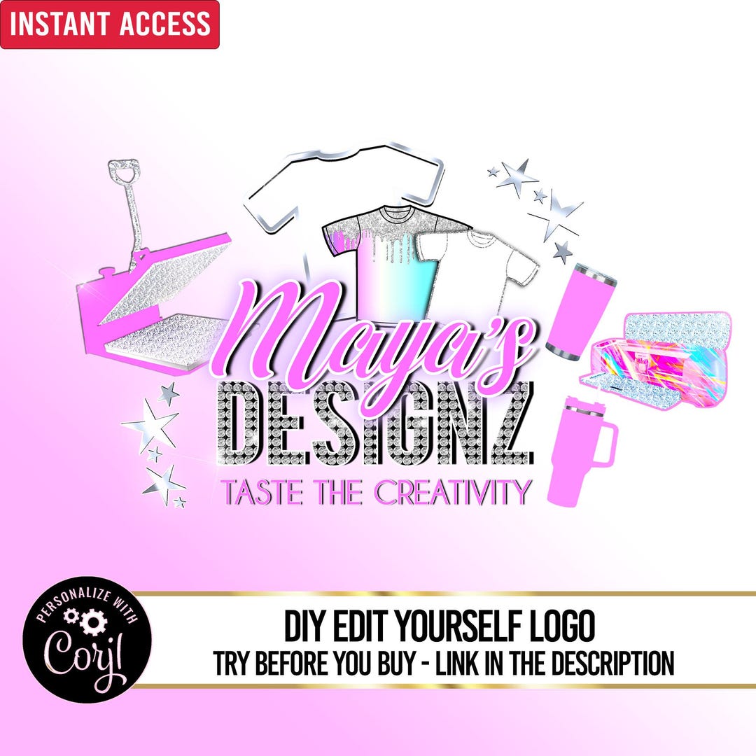 Craft Business Logo Design: Cricut Creator Premade Logo - Etsy