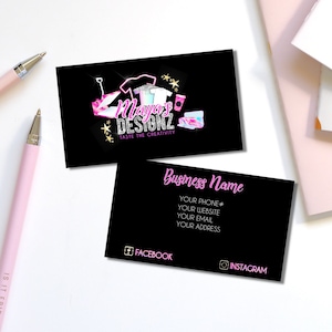 Craft Business Card Design, Crafting Editable Business Card, T-shirt ...