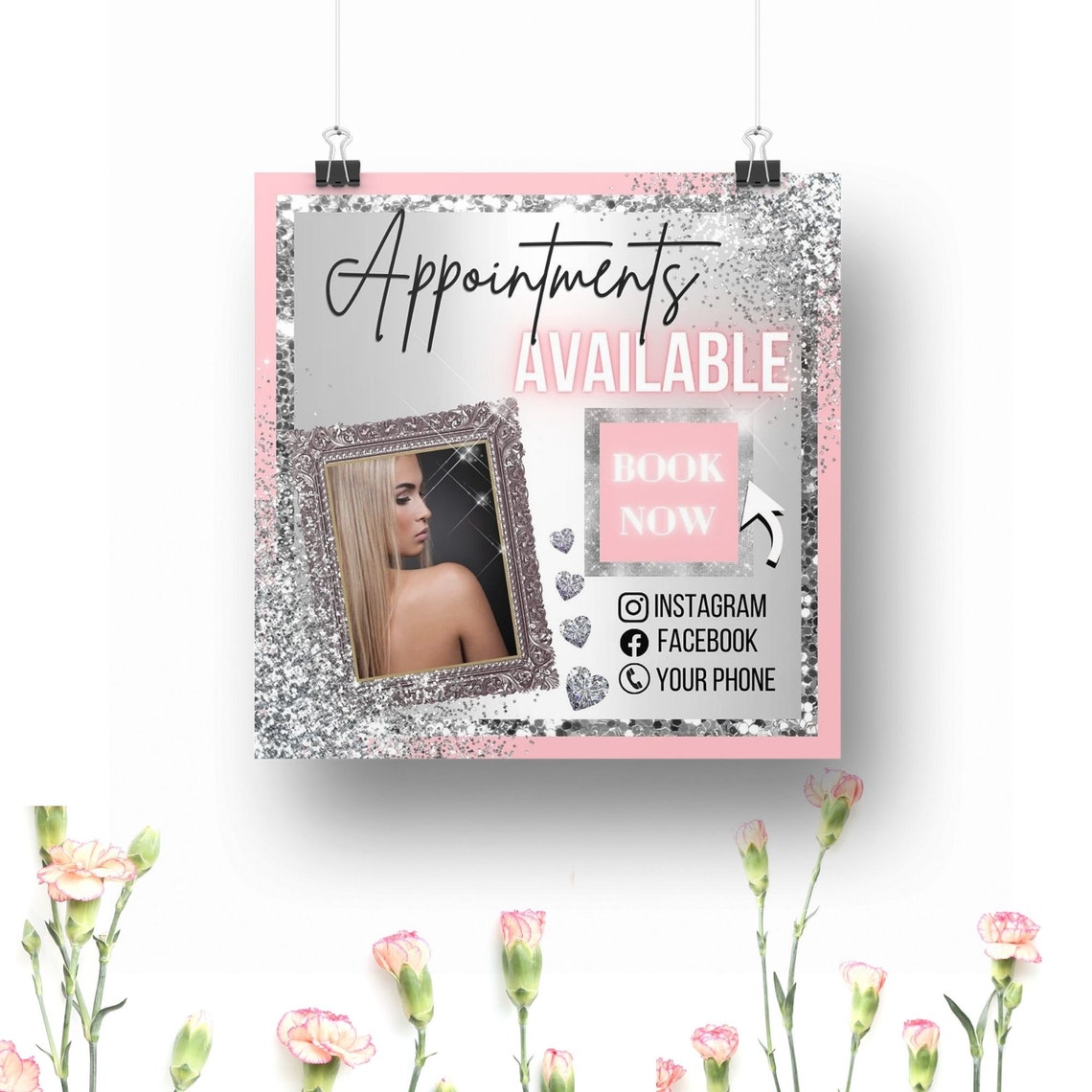 Appointments Flyer, Animated Book Now Flyer, Salon Flyer, Lash Flyer ...