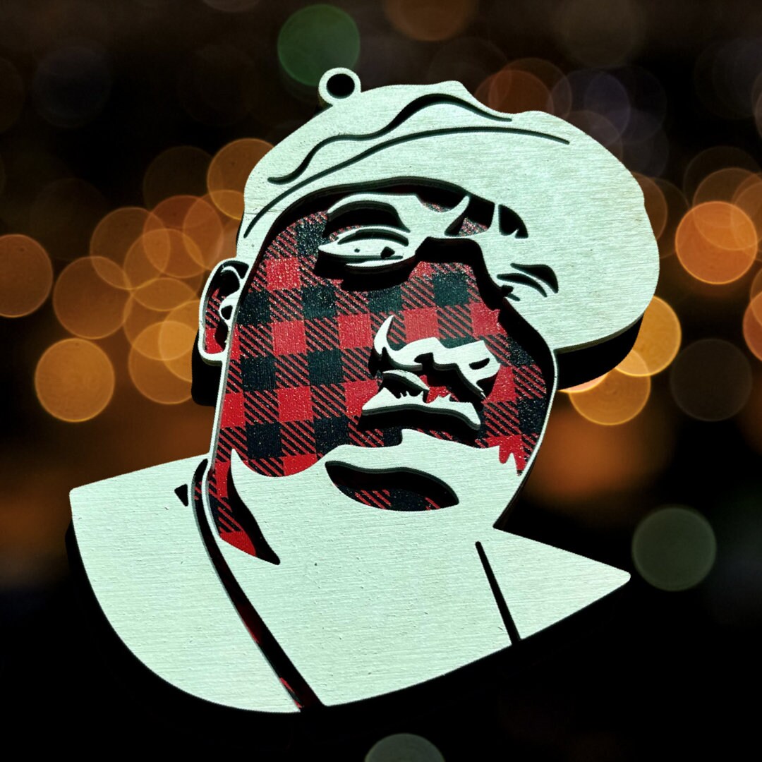 Two Layered Biggie Smalls SVG Ornament, SVG ONLY, Notorious B.I.G ...