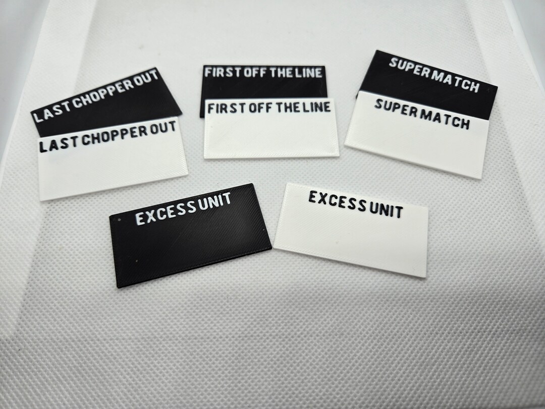 Figpin Sequence Bonus Pin Inserts - Black/white *unofficial* - Etsy