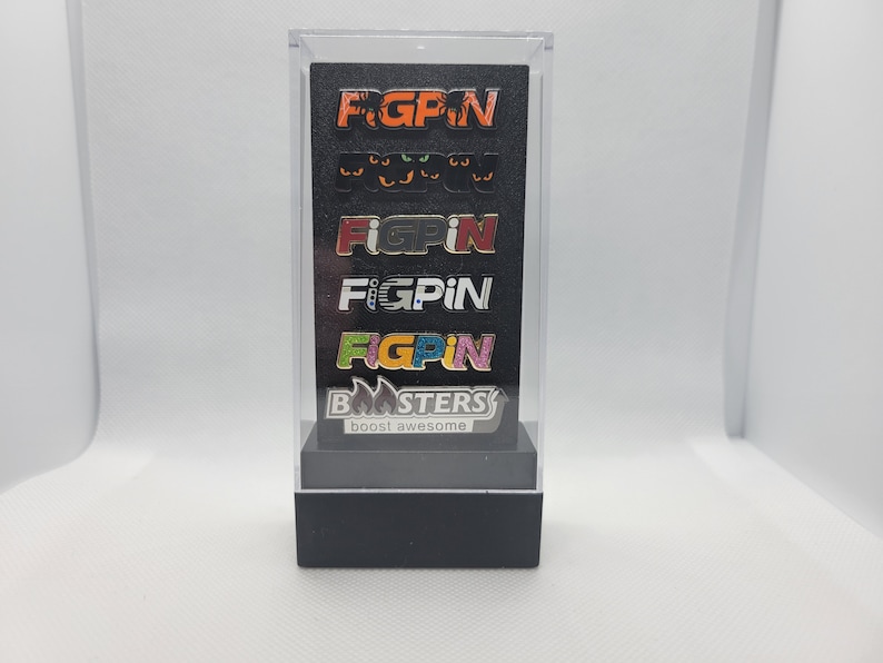 Figpin Logo Pod GEN1 - Black - Hold 6 Logos *unofficial* - Etsy