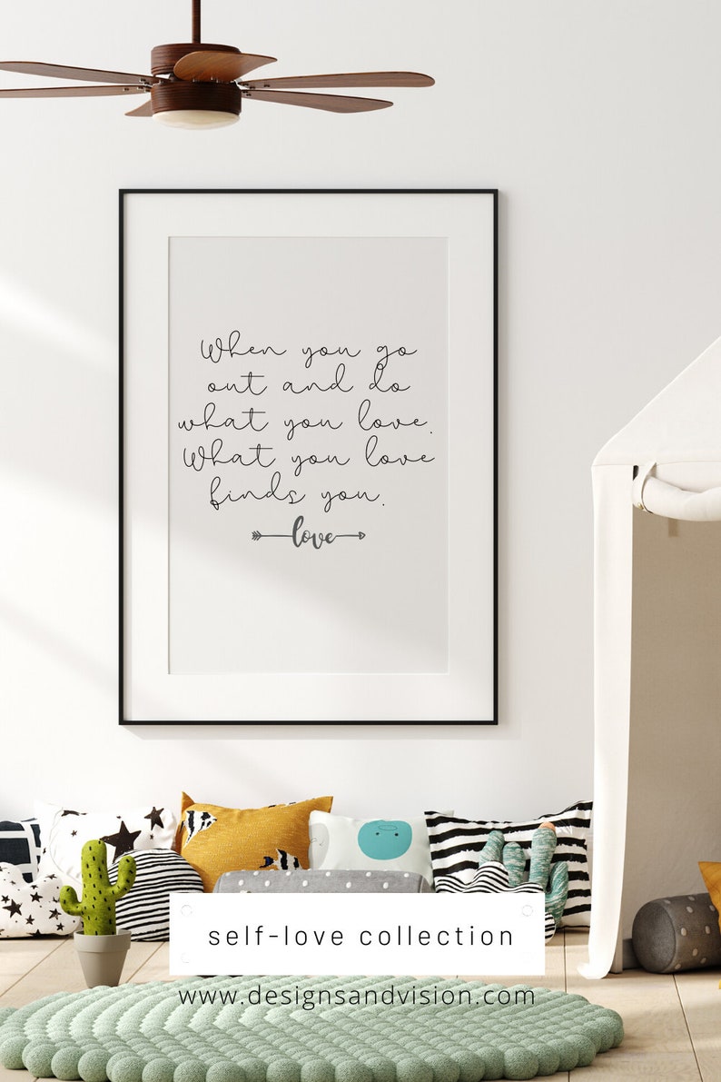 Printable Love Poem Poster, Inspirational Love Wall Art Poster ...