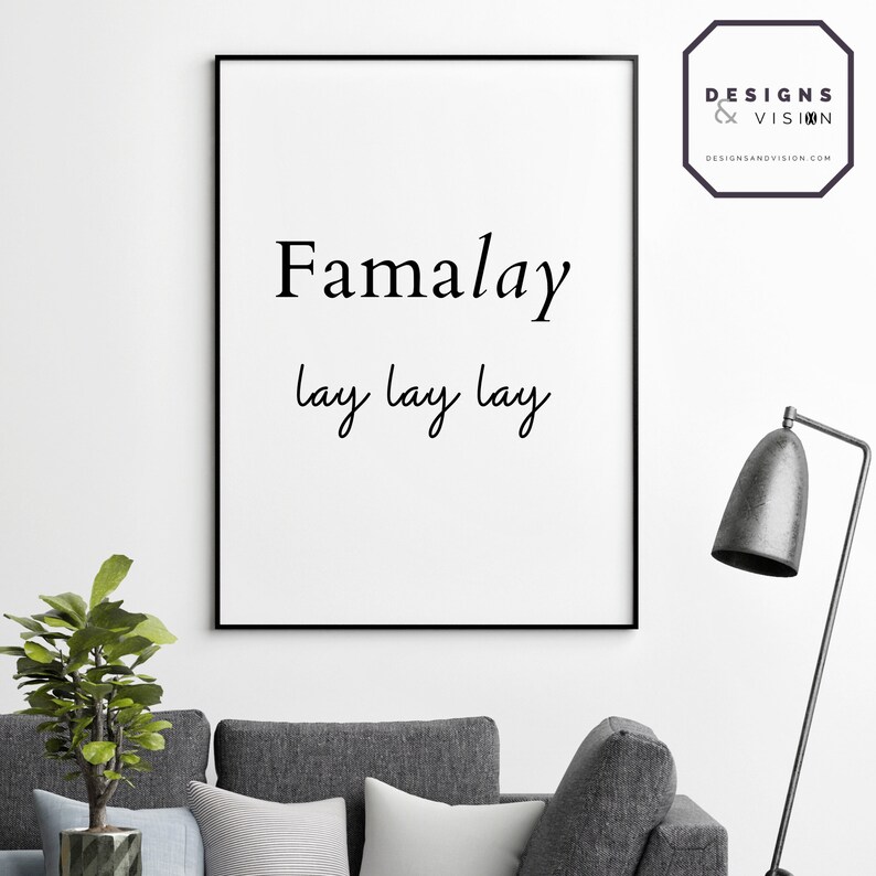 Famalay, Family Instant Download Definition Poster - Etsy
