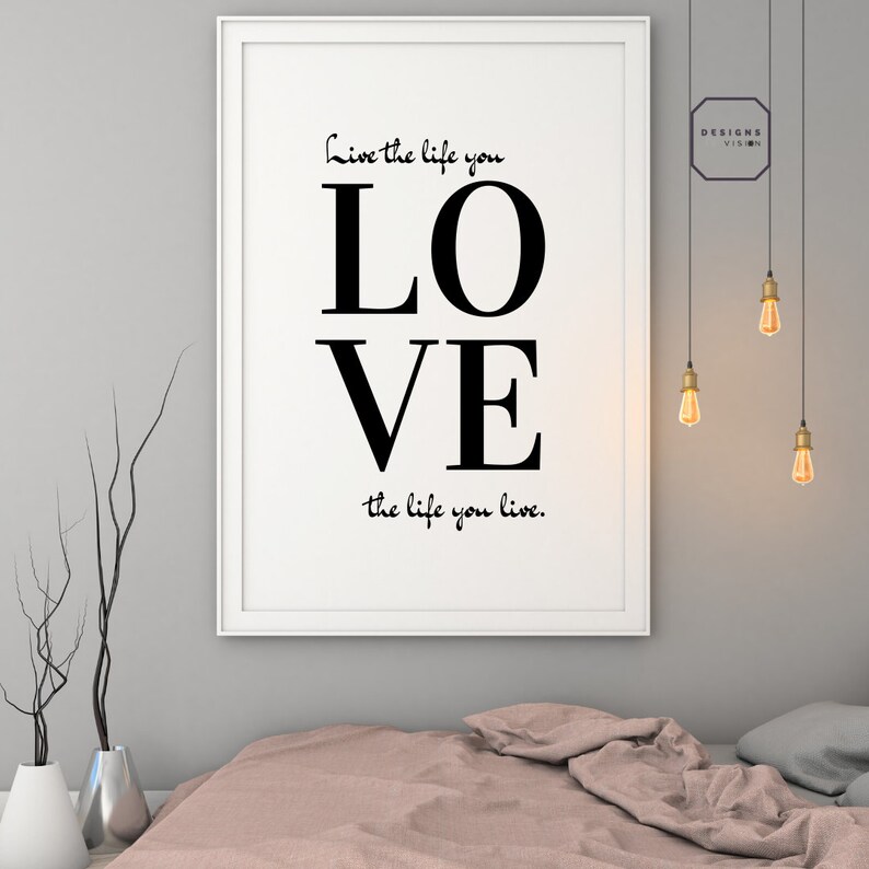 Mr. Bob Marley Love Life Instant Download Wall Art Poster, Printable ...