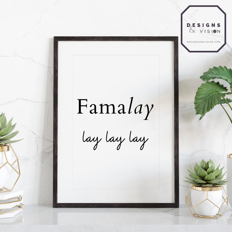 Famalay, Family Instant Download Definition Poster - Etsy