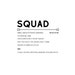 SQUAD Instant Download Definition Poster, Friends Printable Definition ...