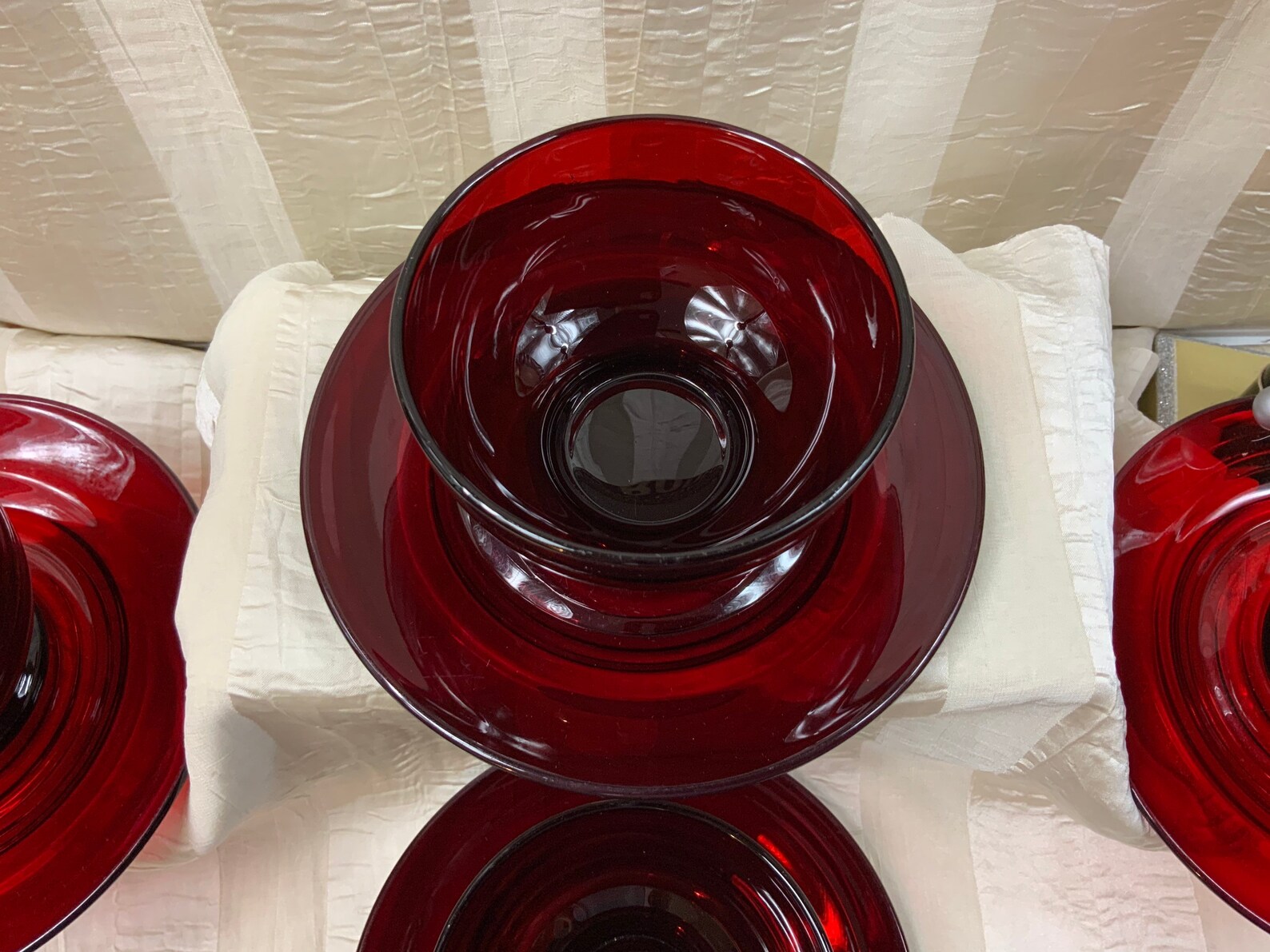 Vintage Royal Ruby Anchor Hocking Baltic Ruby Red Sherbets | Etsy