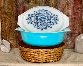 Pyrex Blue Doily - Etsy