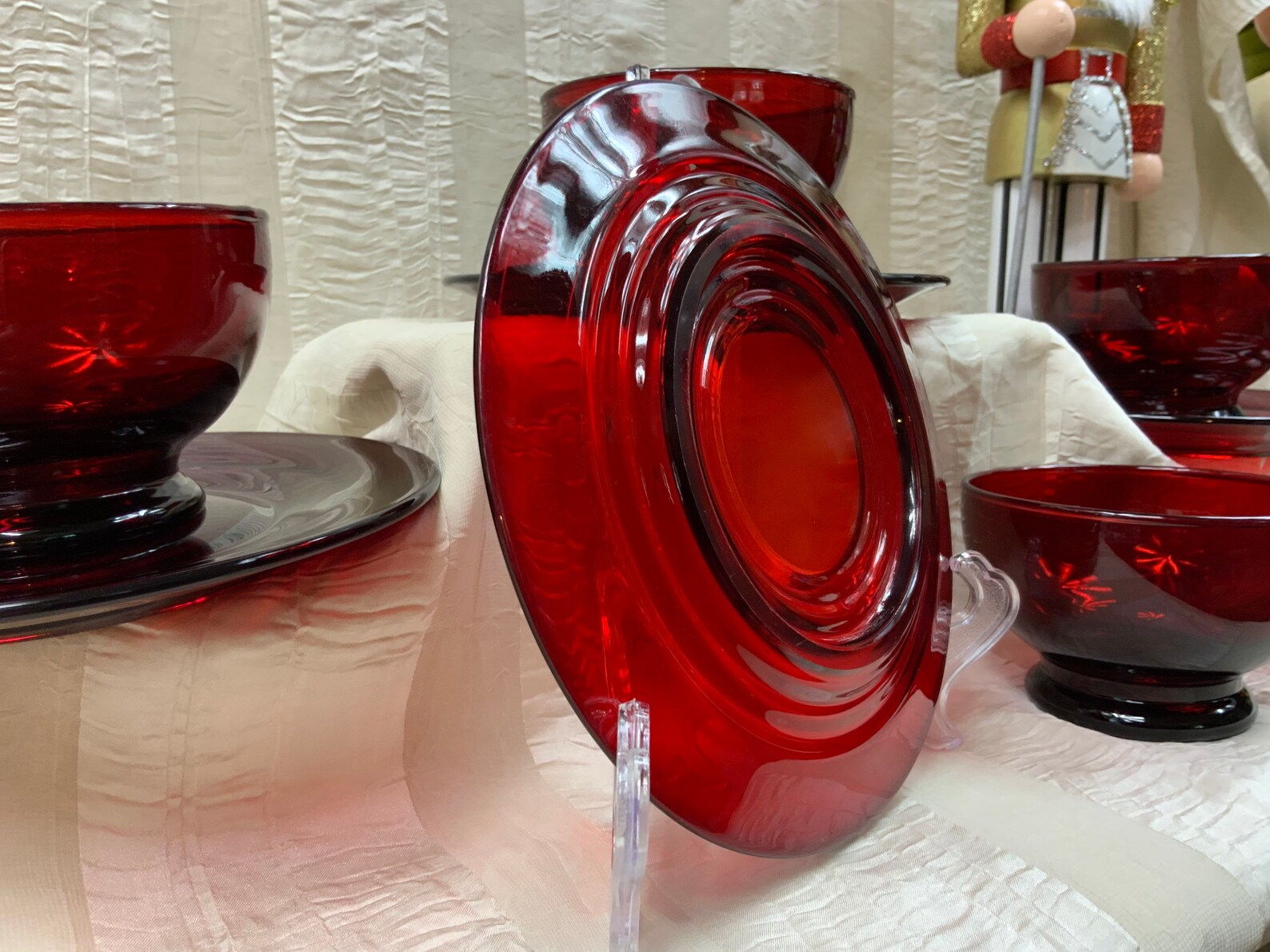 Vintage Royal Ruby Anchor Hocking Baltic Ruby Red Sherbets | Etsy