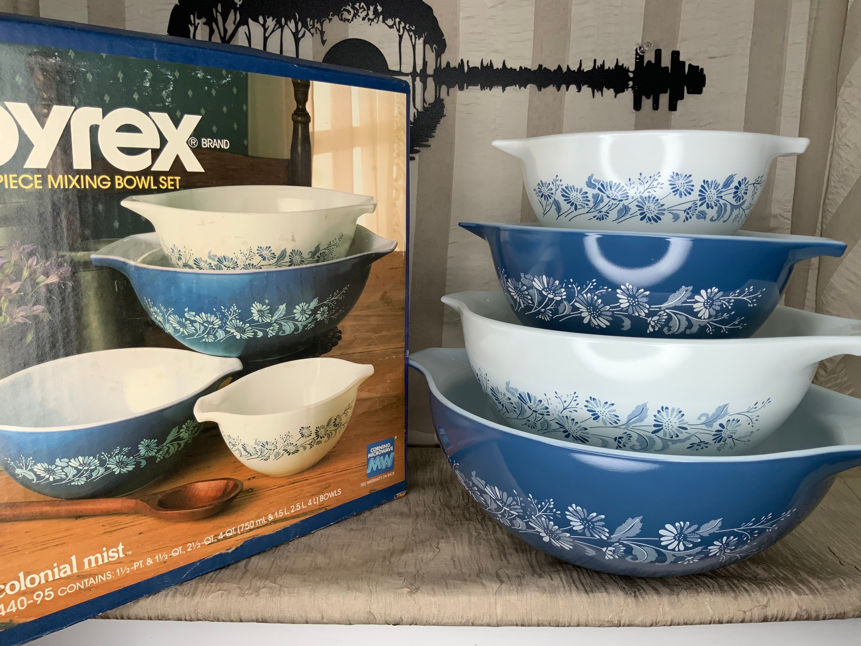 Vintage Pyrex Colonial Mist New in Original Box Cinderella | Etsy