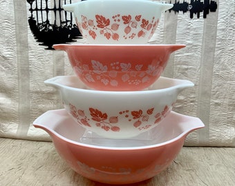Pink Pyrex Bowls - Etsy