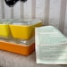 Vintage Pyrex Daisy Refrigerator Set, Citrus Orange Yellow, New in Box ...
