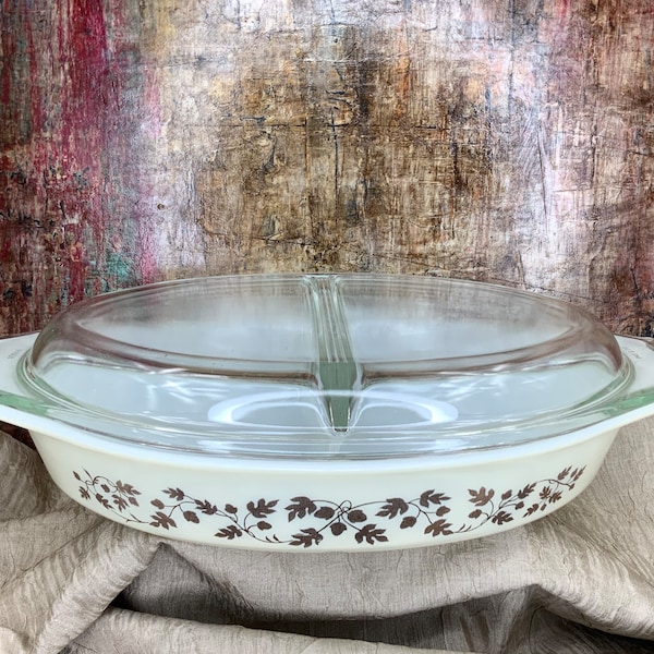 Pyrex Golden Leaf - Etsy
