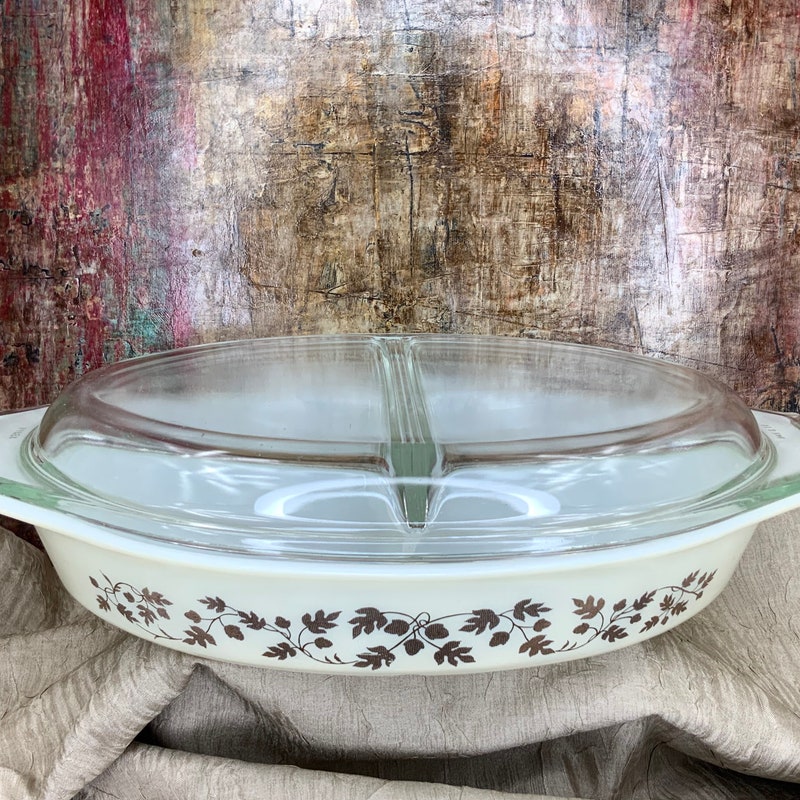 Pyrex Golden Leaf - Etsy