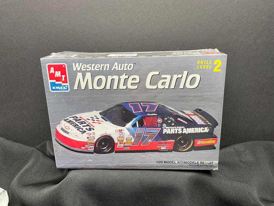 Darrell Waltrip #17 Monte Carlo Model Kit, Western Auto 1/25 Scale - Etsy