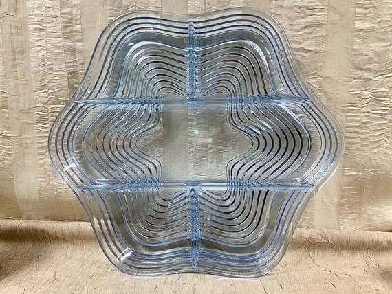 Collectible Glass Art & Collectibles Vintage Duncan Miller relish ...