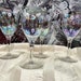 Utility Glass Works Iridescent Water Glasses Set of 4, UGWS-01 Stemmed ...