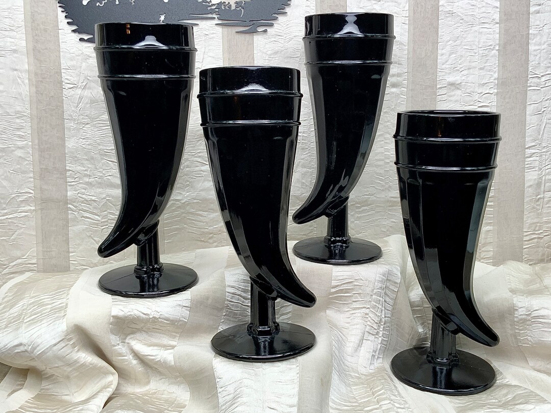 Black Glass Beer Mug, Tiara Pilsner, Powder Horn, Tiara Exclusive ...