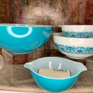 Vintage Pyrex Horizon Blue New in Box Cinderella Bowls, Set of 4 ...