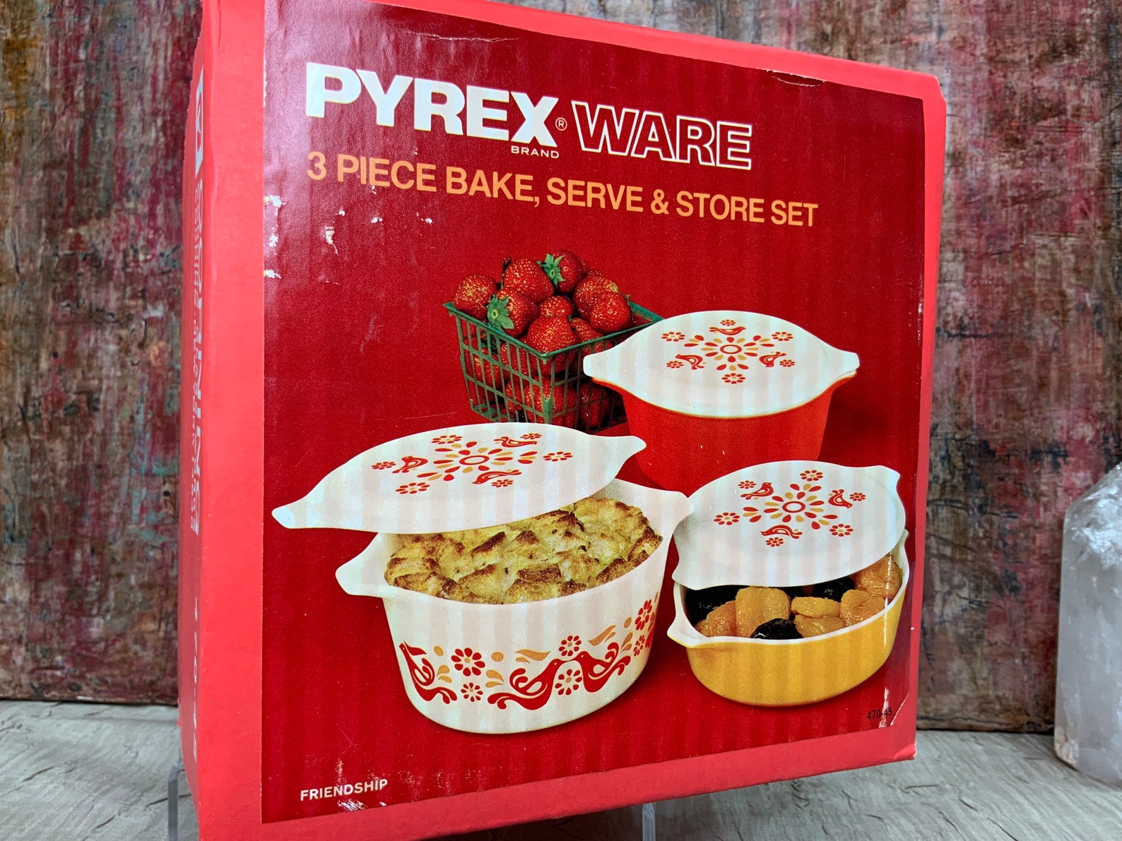Vintage Pyrex Friendship Casserole Set New in Original Sealed - Etsy