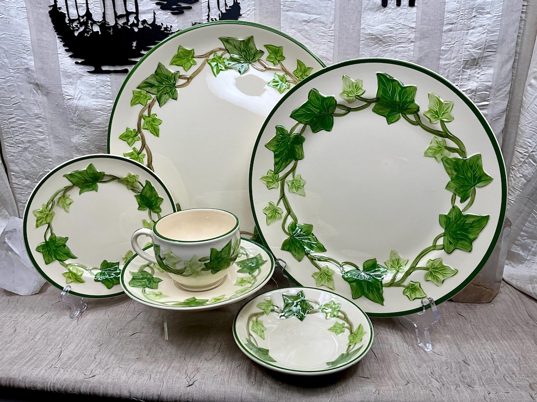 Franciscan Ivy Dinnerware Set 21 Piece Set 4 Place Settings Includes ...