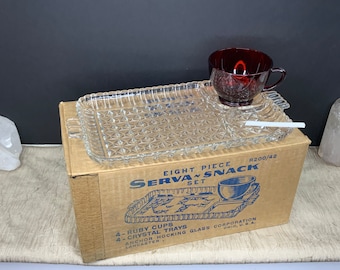 Crystal Snack Set - Etsy