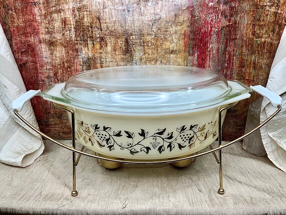Vintage Pyrex Golden Grapes Promotional Casserole Pyrex - Etsy