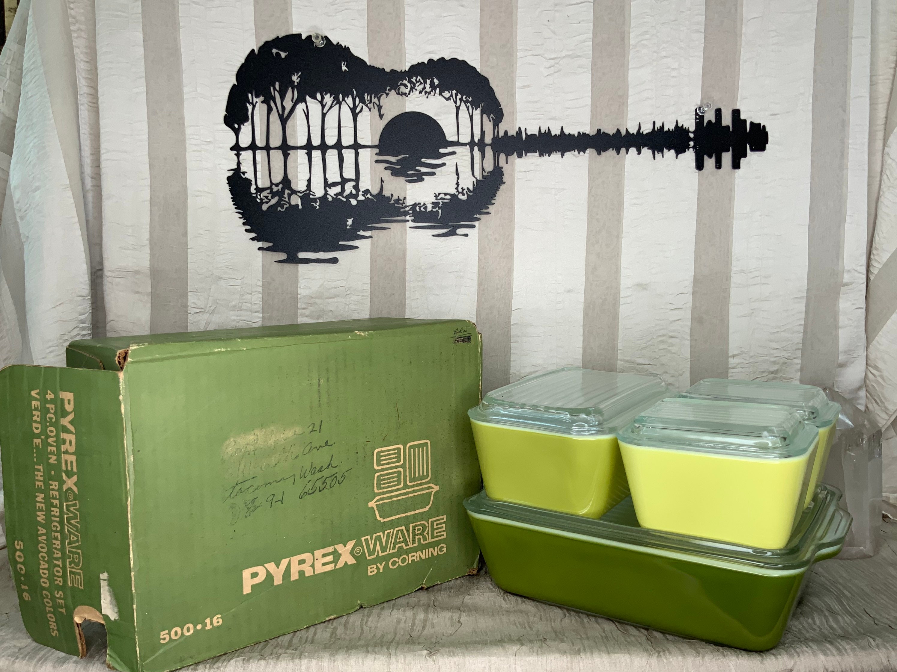 Vintage Pyrex Verde New in Box Refrigerator 8 Piece Set - Etsy