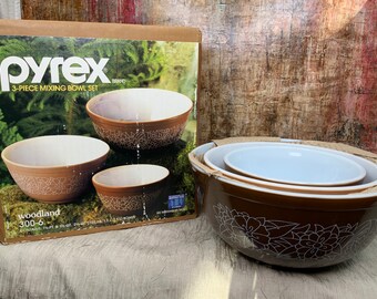 Brown Pyrex Bowls - Etsy
