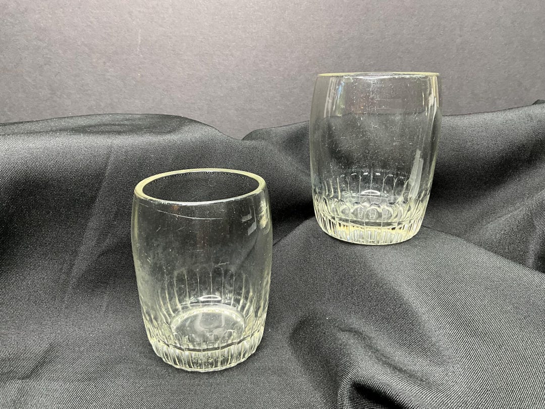 Vintage Anchor Hocking Barrel Water Tumblers, 8 Ounce, Set of 2 ...