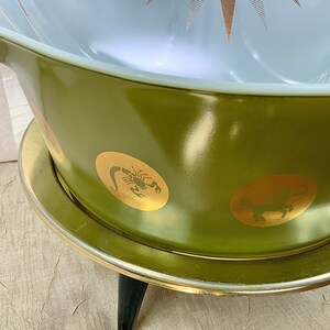 Vintage Pyrex Zodiac Casserole With Lid and Warming Cradle - Etsy