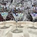 Utility Glass Works Iridescent Water Glasses Set of 4, UGWS-01 Stemmed ...