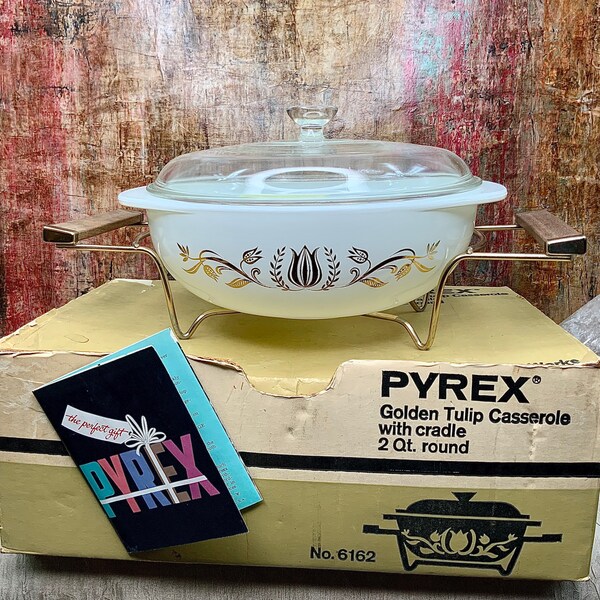 Pyrex Golden Tulip - Etsy