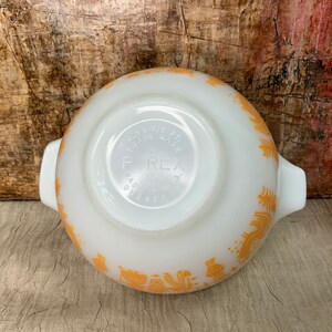 Pyrex Butterprint Orange Mixing Bowls, Set of 4, Pumpkin Butterprint ...