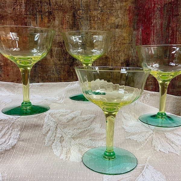 Rare Vaseline Glass - Etsy