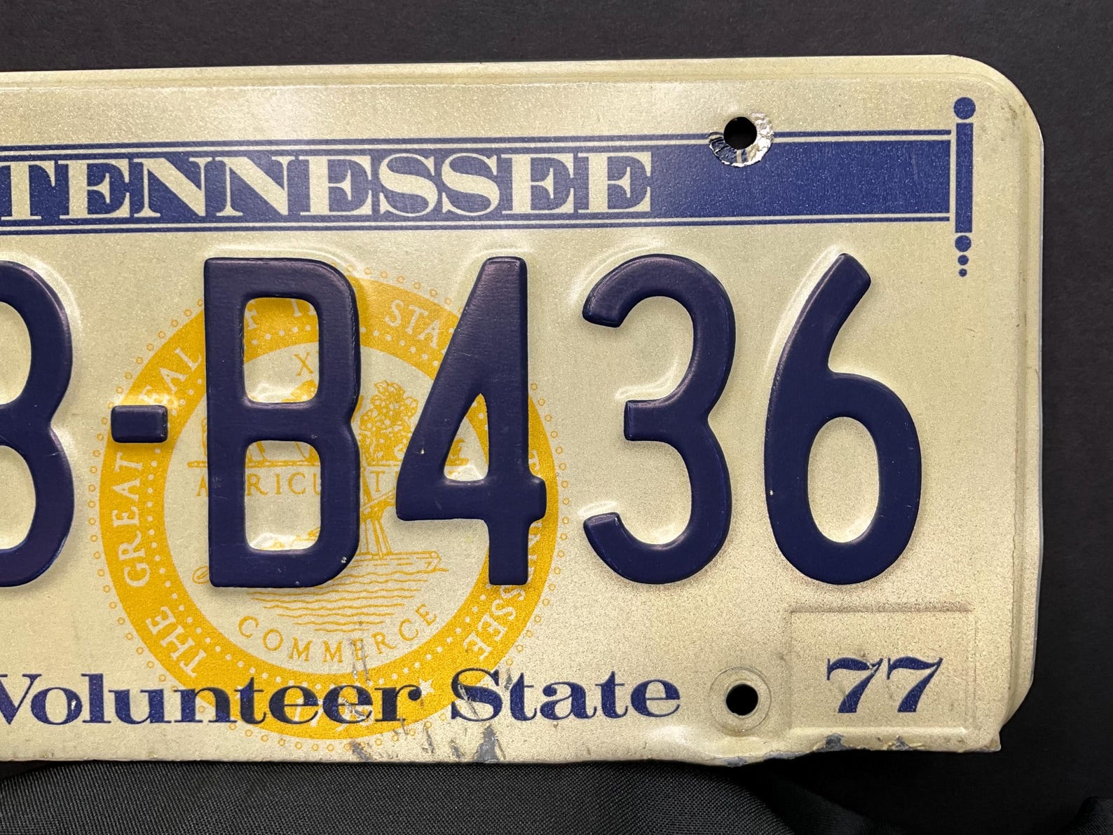 Vintage 1977 Tennessee License Plate: Smith County, Volunteer State - Etsy