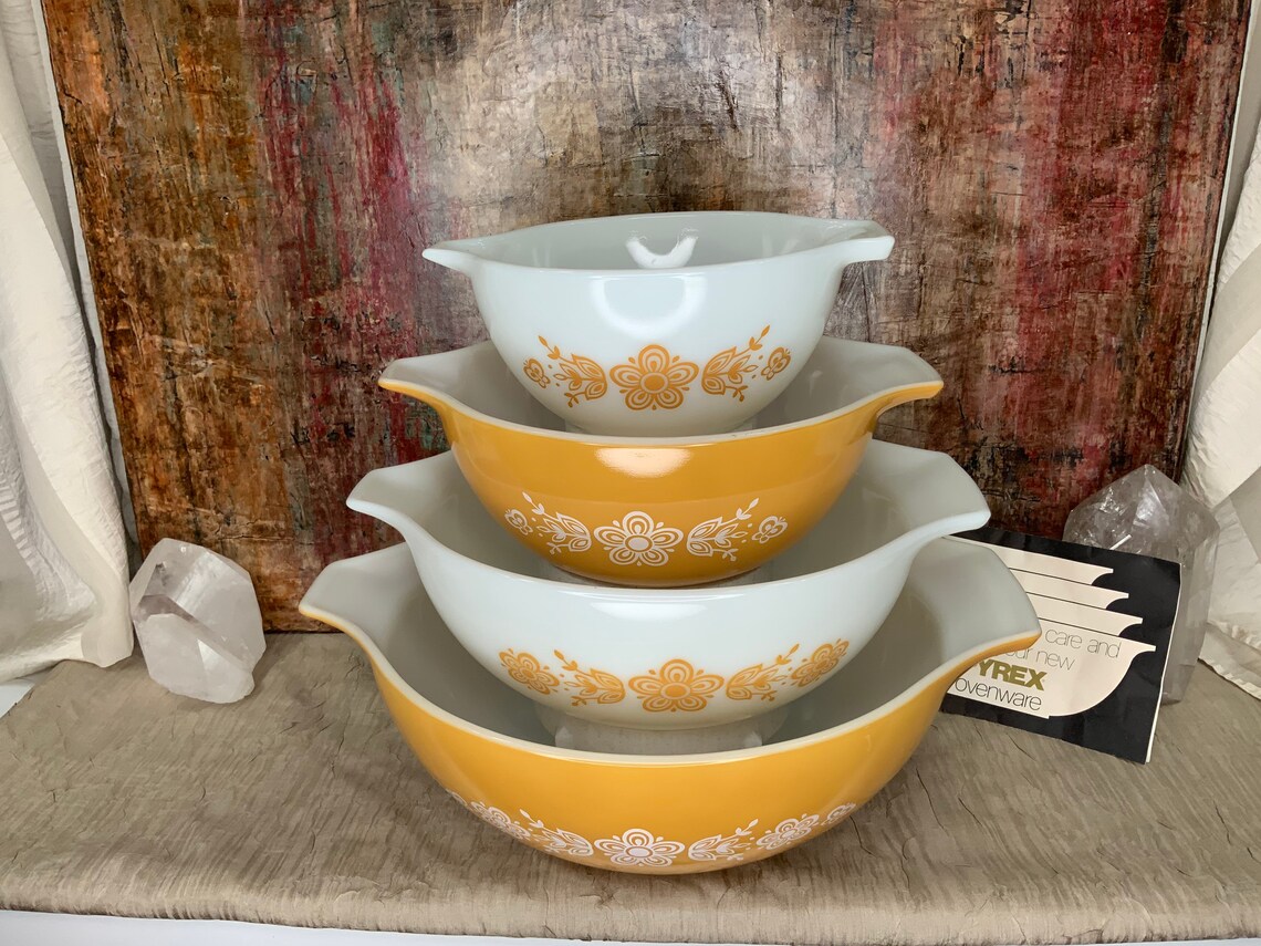 Vintage Pyrex Butterfly Gold New Open Stock Cinderella - Etsy