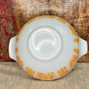 Pyrex Butterprint Orange Mixing Bowls, Set of 4, Pumpkin Butterprint ...